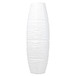 Uonlytech Paper Floor Lampshade Light Accessories: Diploma Floor Lamp Shield Japanese Style Standing Lamps for Living Room Contemporary Floor Lamp Cover