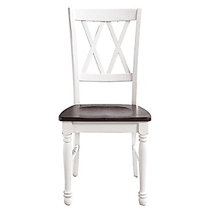 Crosley Furniture Shelby Dining Chairs (Set of 2), Distressed White