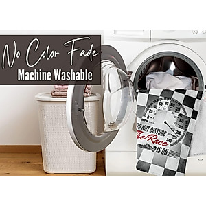 InnoBeta Car Racing Gifts, Cool Speed Racing Car Throw Blanket for Kids Boys 50"x65", Perfect for Sofa Bed Couch, Checkered Flag Racing Speed Blanket