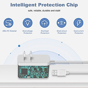 SGEOYPIL 5V Charger for Monitor Unit, 9.8ft Safe Power Compatible with Infant Optics Baby DXR-8 Video Monitor Replacement Original AC Adapter Cord (for 2019 Version DXR-8 or Later)