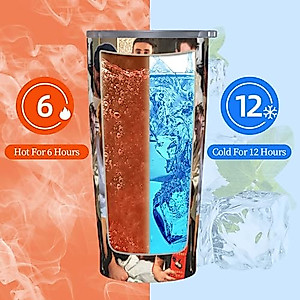 OAEWRE Paul Actors Mescal Stainless Steel Mug Insulated Tumbler Coffee Mugs with Lids and Straw Double Wall Vacuum Cup 20oz