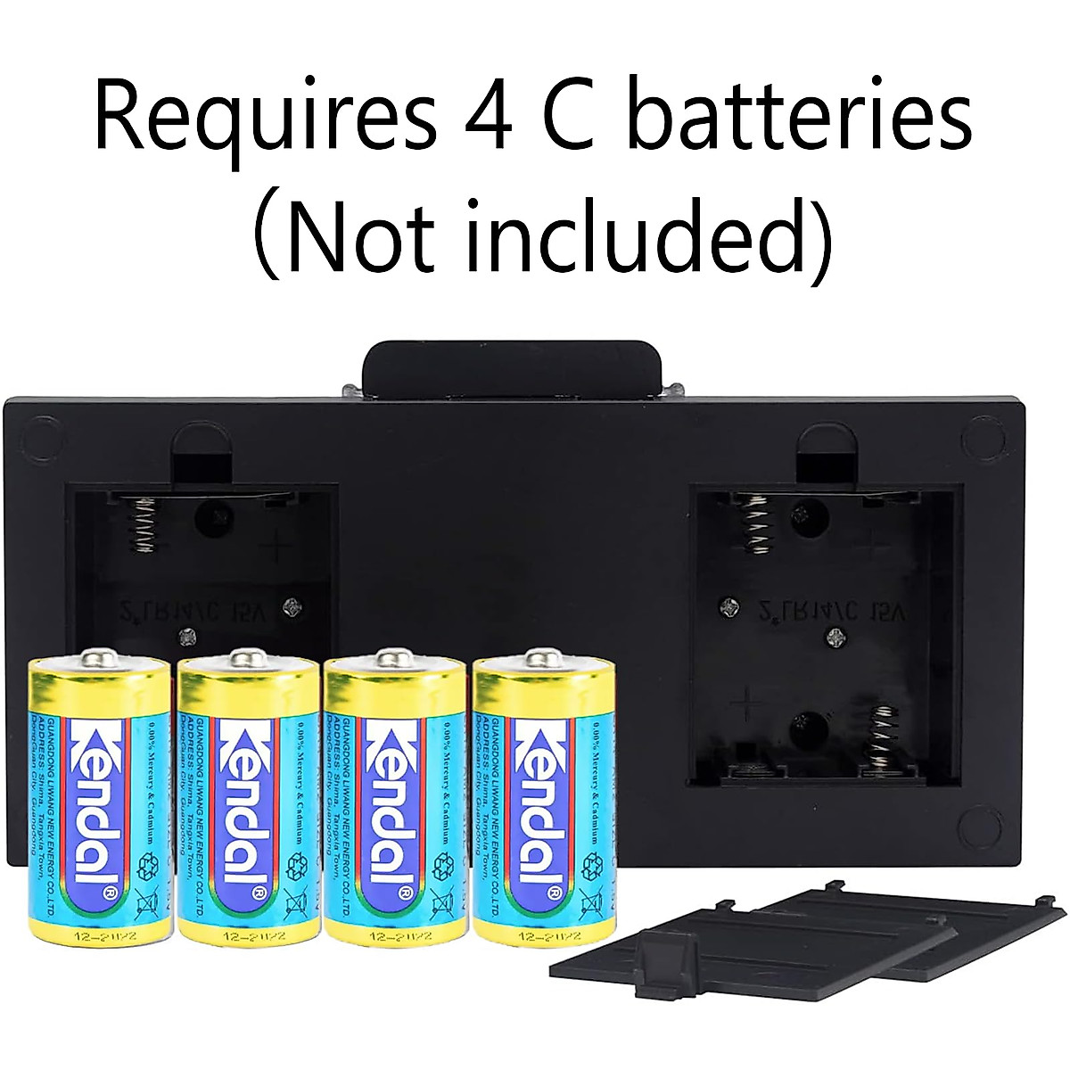 Nileole 2/4/6 Deck Automatic Card Shuffler, Battery-Operated Electric Shuffler, Casino Card Game Table Accessories for Travel, UNO, Phase 10, Skip-Bo, Texas Hold'em (Black, 4 Decks)