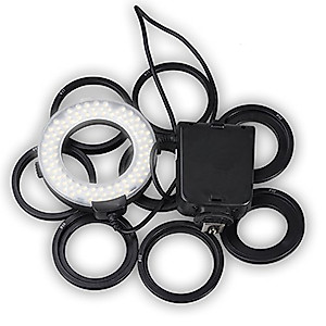 Canon Rebel T5 Dual Macro LED Ring Light/Flash (Applicable for All Canon Lenses)
