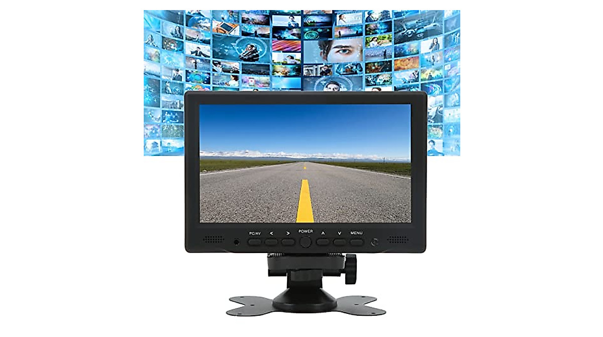 Compact 7 Inch Mini Monitor for Gaming & Home Use