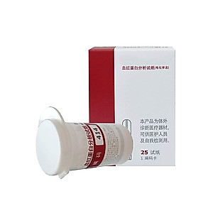 Healthcaretuye Hb Hemoglobin Meter Hemoglobin Analyzer Hemoglobin Test Meter Kit Anemia Monitor + 25 Test Strips (1pc Hb Meter + 25pcs Test Strips + 25pcs Lancets)