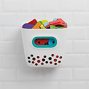 OXO Tot Bath Toy Bin, Teal, 1 Count (Pack of 1)
