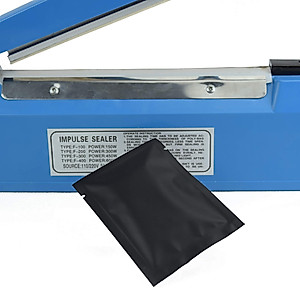QQ Studio Matte Food-Safe Foil Heat Sealing SlickSeal™ Pouches for Confections and Candy (200 Black, 2.25" x 3.5")