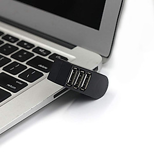 Lysee HDMI Cables - 270 Degree Rotatable High Speed 3 Ports USB HUB 2.0 USB Splitter Adapter for Notebook/Tablet Computer PC Peripherals - (Length: as pic)