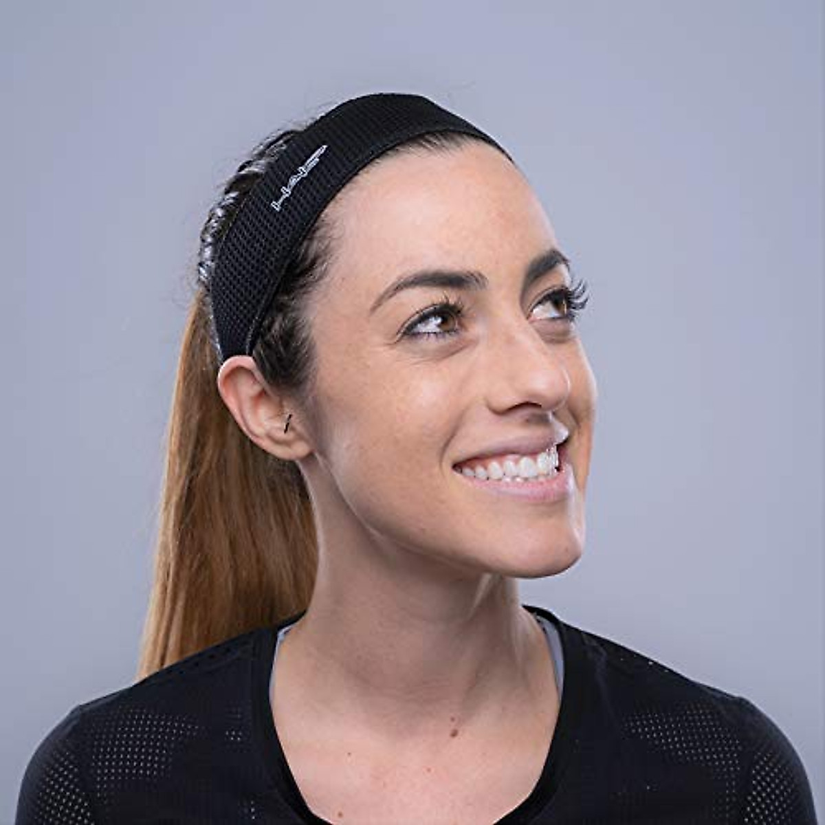 Halo Headband AIR Series - Black - Halo II - Pullover Headband-Patented Lightweight, Absorbent Moisture Wicking Headband - Channels Sweat Away from Your Eyes and Face, One Size