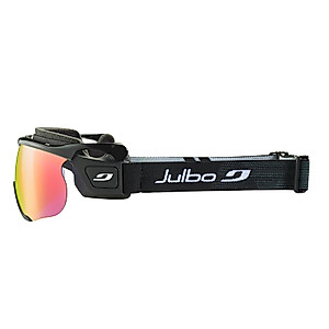 Julbo Sniper EVO M: Goggles With REACTIV Or Spectron Lens (Black/Black, REACTIV 1-3 High Contrast)