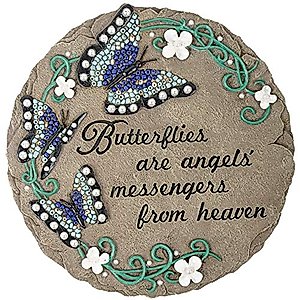 Carson "Butterflies Heaven" Beadworks Garden Stone