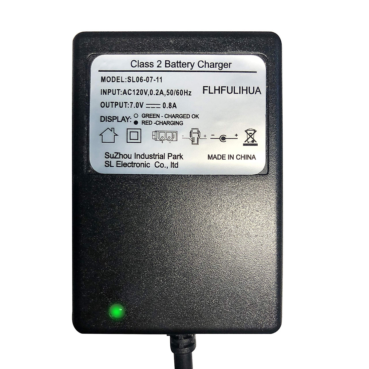 6V Charger for 6V Kids Ride On Car,7V0.8A for 6 Volt Battery Charger for Kid Trax Disney Princesse Toddler Quad Disney’s Frozen Minnie Kid trax Moto ATV Audi R8 Spyder BMW X6 i8 Avigo Mini ATV GMC