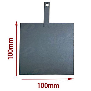 Ruthenium Iridium Titanium Electrode Ruthenium Iridium Titanium Plate Electrode (100-50mm(No Handle))