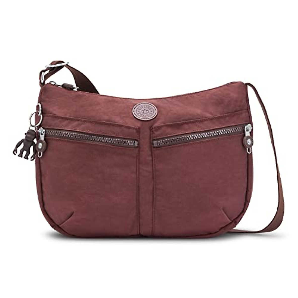 Kipling Women's Izellah Crossbody Bags, Mahogany, Brown, Mahogany, One Size