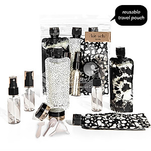 Kitsch Black Tie Dye Ultimate Travel Set 11 Piece, 11 CT