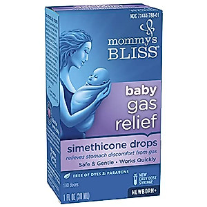 Mommy's Bliss Gas Relief Drops Bottle, Ginger extract flavor, 1 Fl Oz