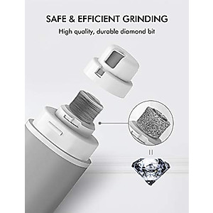 PETLIBRO Dog Nail Grinder - Rechargeable Low Noise Pet Nail Grinder for Dogs Professional 2 Speed Electric Pet Nail Trimmer Painless Paws Grooming Dog Nail Clippers for Small Medium Large Dogs & Cats