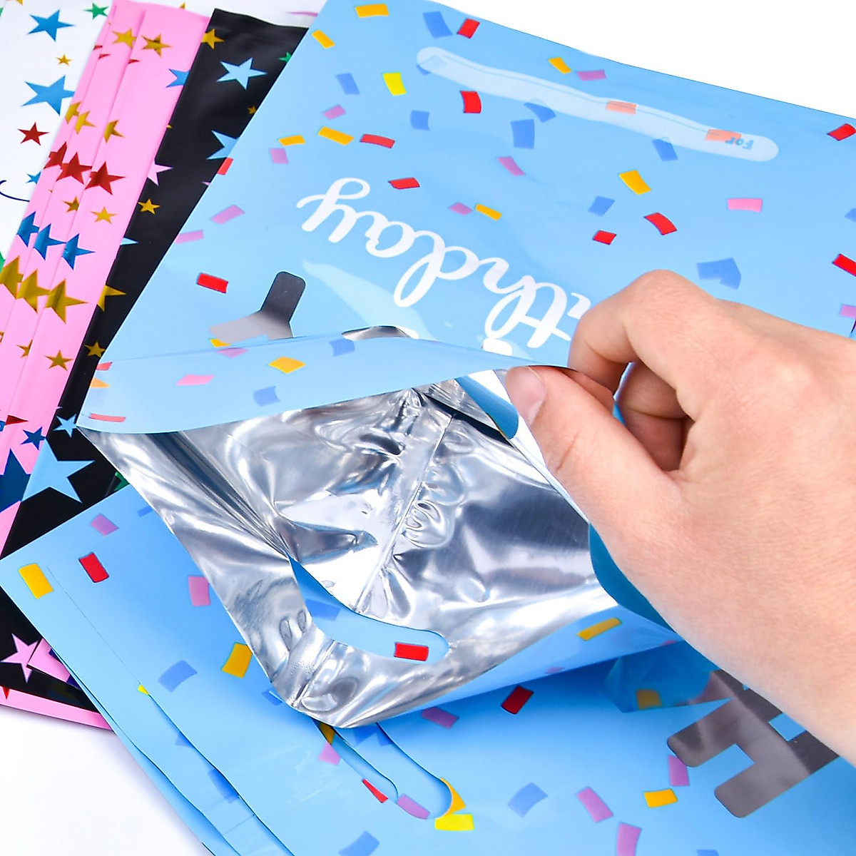 ZGORENDZ 40 Pack Party Favor Bags Goodie Bags for Kid's Birthday Small Gift Bag Bulk for Happy Birthday Party