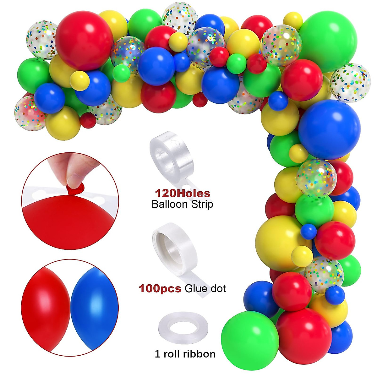 Golray Building Block Party Decorations - Fun for Kids!