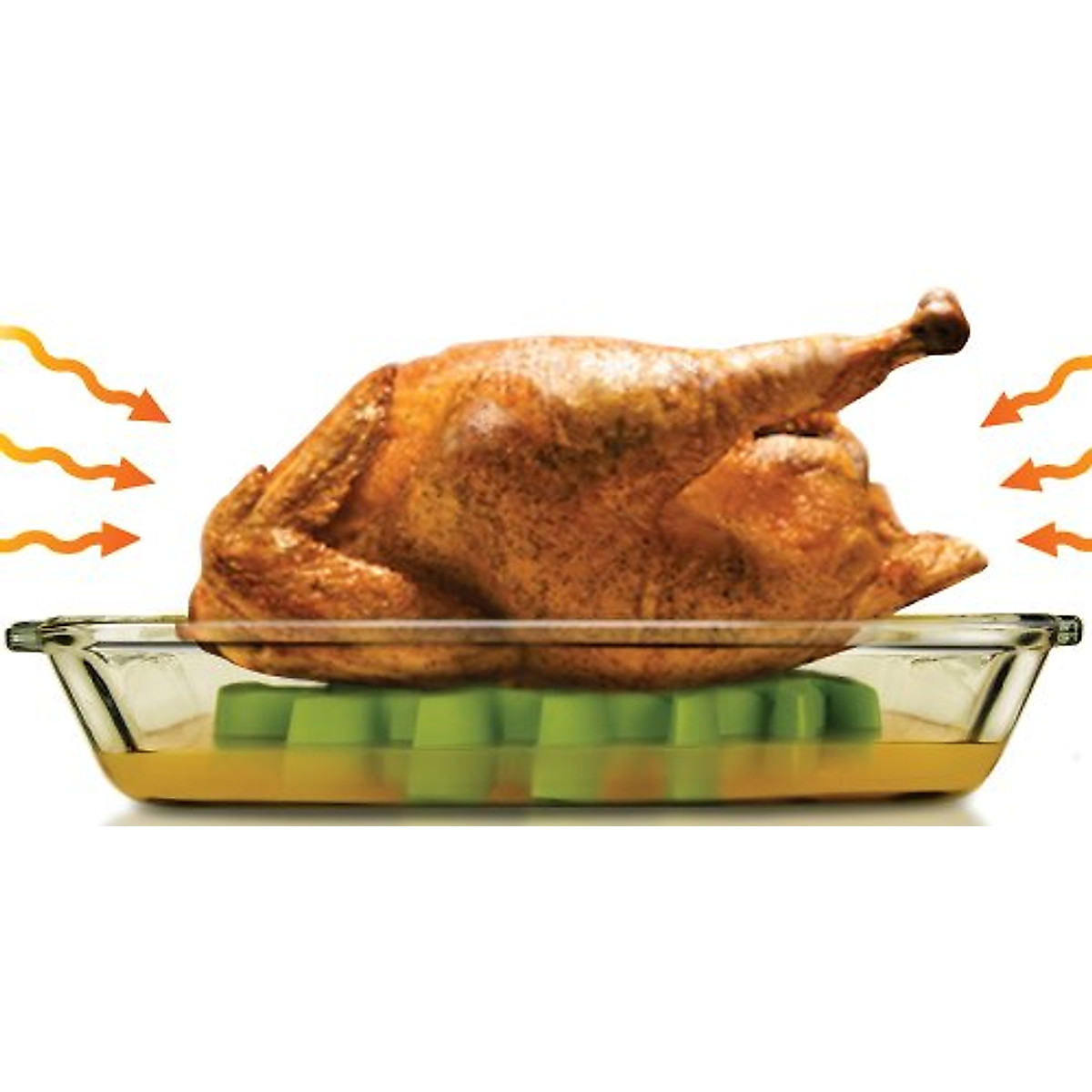 Prepara 3034 Flexible Roasting Laurel Rack, Large, Green