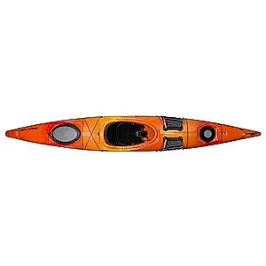 Wilderness Systems Tsunami 140 | Sit Inside Touring Kayak | Multiple Storage Options - Phase 3 Air Pro Seating | 14' | Mango