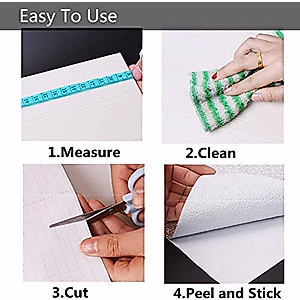 Kitchen Backsplash Stickers, 196.85x15.75 Inch Kitchen Wallpaper Stickers Self Adhesive Kitchen Aluminum Foil Stickers Oil Proof Waterproof (Silver Orange Peel Texture)