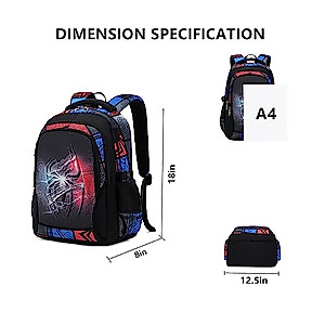 Lmwzh Backpack For Boys Elementary School Bags Kids Bookbag Waterproof Lightweight Durable Black （2023 Model）