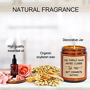 Lavender Scented Candles - Housewarming Gift for New Home, House Warming Gifts for Women, Men, Friend - Housewarming Present, New Home, New Apartment Gifts, Moving Away Gift for Best Friend Female