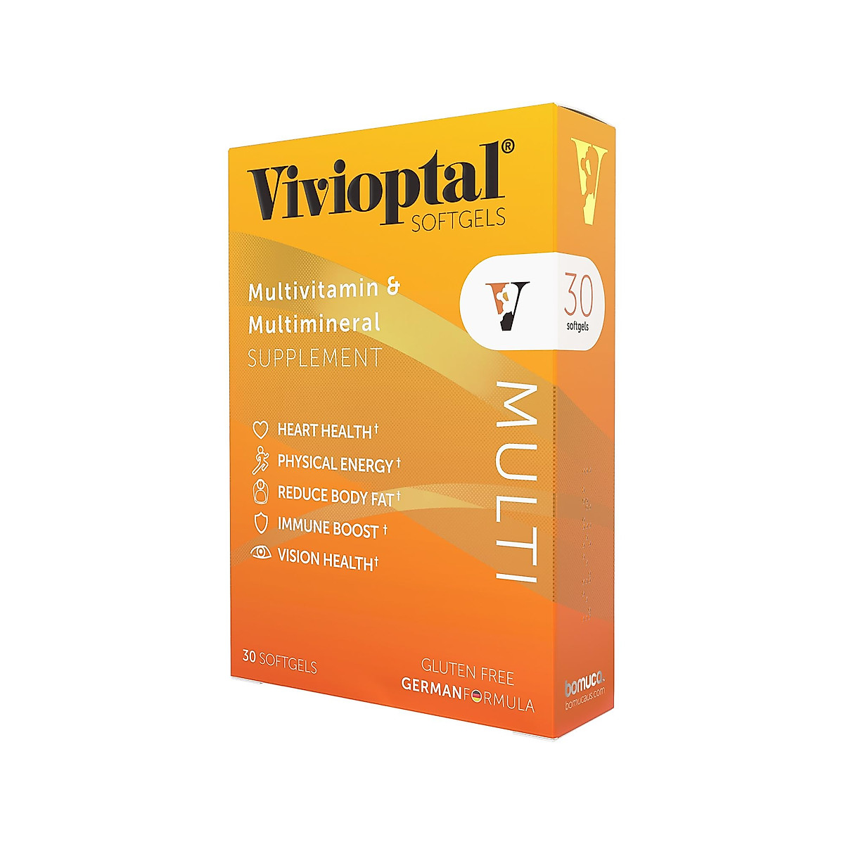 Vivioptal Multi 30 Softgels - Multivitamin & Multimineral Supplement - Lipotropic Substances & Trace Elements
