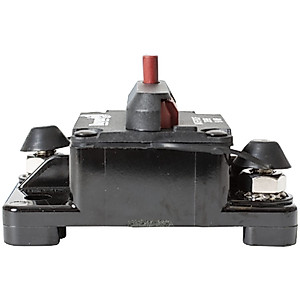 Buyers Products 150 Amp Circuit Breaker with Manual Push-to-Trip Reset with Large Frame, Black