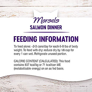 Wellness Natural Pet Food Wellness Complete Health Natural Grain Free Wet Canned Cat Food, Cubed Salmon Entree, 3-Ounce Can (Pack of 24)