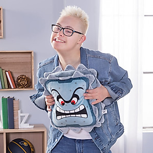 Club Mocchi- Mocchi- Nintendo Super Mario Plush - Thwomp Plushie - Collectible Squishy Plushies - 15 Inch