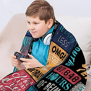 10 Year Old Boy Gift, Best Birthday Gifts for 10 Year Old Boy, 10 Year Old Boy Birthday Gifts, Boys Age 10 Gifts Ideas, 10 Yr Old Gifts for Boys, 10th Birthday Decorations for Boys Blanket 60"X 50"