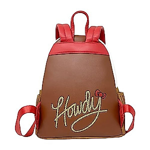 Loungefly Sanrio Hello Kitty Western Cosplay Womens Double Strap Shoulder Bag Purse