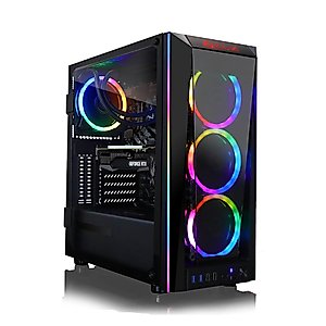 CLX SET TGMSETRTH0C37BM Gaming Desktop- Liquid Cooled Intel Core i7 10700KF 3.8GHz 8-Core Processor, 32GB DDR4 Memory, GeForce RTX 3060 Ti 8GB GDDR6 Graphics, 960GB SSD, 4TB HDD, WiFi, Windows 11 Home