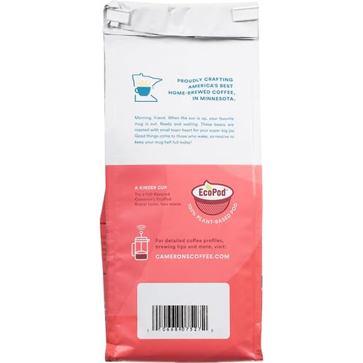 Cameron's Coffee Roasted Ground Coffee Bag, Flavored, Highlander Grog, 12 Ounce