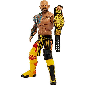Mattel WWE Ricochet Elite Collection Action Figure, Deluxe Articulation & Life-like Detail with Iconic Accessories, 6-inch