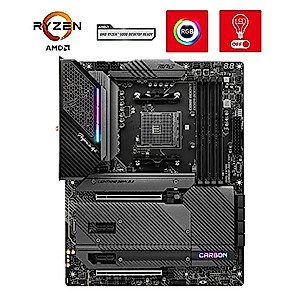 MSI MPG X570S Carbon MAX WiFi Gaming Motherboard (ATX, AMD, Socket AM4. DDR4, PCIe 4, CFX, M.2 Slots, Wi-Fi 6E)