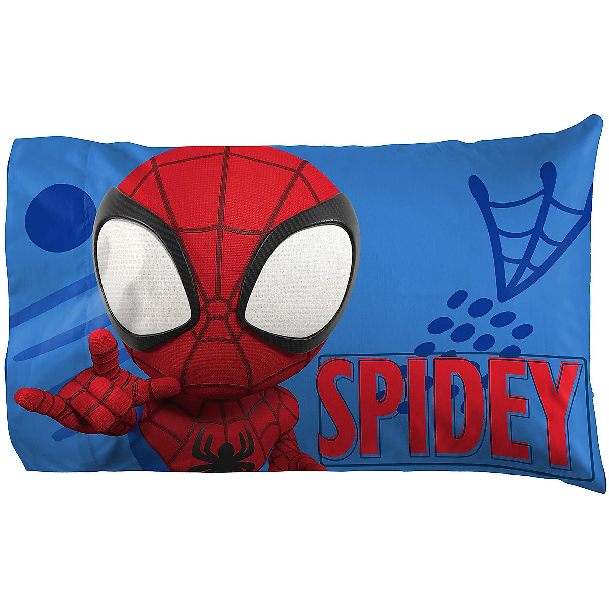 Jay Franco Marvel Spidey and His Amazing Friends Team Spidey Toddler Size Sheet Set - 3 Piece Set Super Soft and Cozy Kid’s Bedding - Fade Resistant Microfiber Sheets (Official Marvel Product)