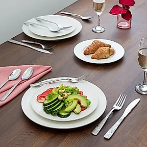 HIKAA 20PCS Silverware Set Service for 4,Premium Stainless Steel Cutlery Set, Mirror Polished Flatware Sets,Modern Kitchen Eating Utensils Set Include Spoons Forks Knives