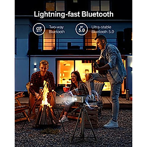 Ultimea Smart Projector with Auto Focus&Auto Keystone, Native 1080P Projector 700ANSI 21000Lux Ultra Bright even on Four Corners, 5G WiFi Bluetooth Projector Support 4K, for iOS Android Phone/TV Stick