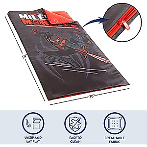 Idea Nuova Miles Morales Sling Bag Slumber Set, 30" Wx54 L