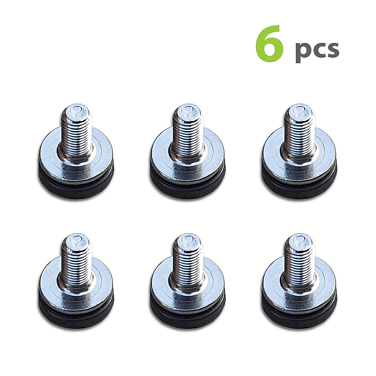 ONIPAX Bike Hex Crank Arm Bolts 8mm x 15mm Pack of 6