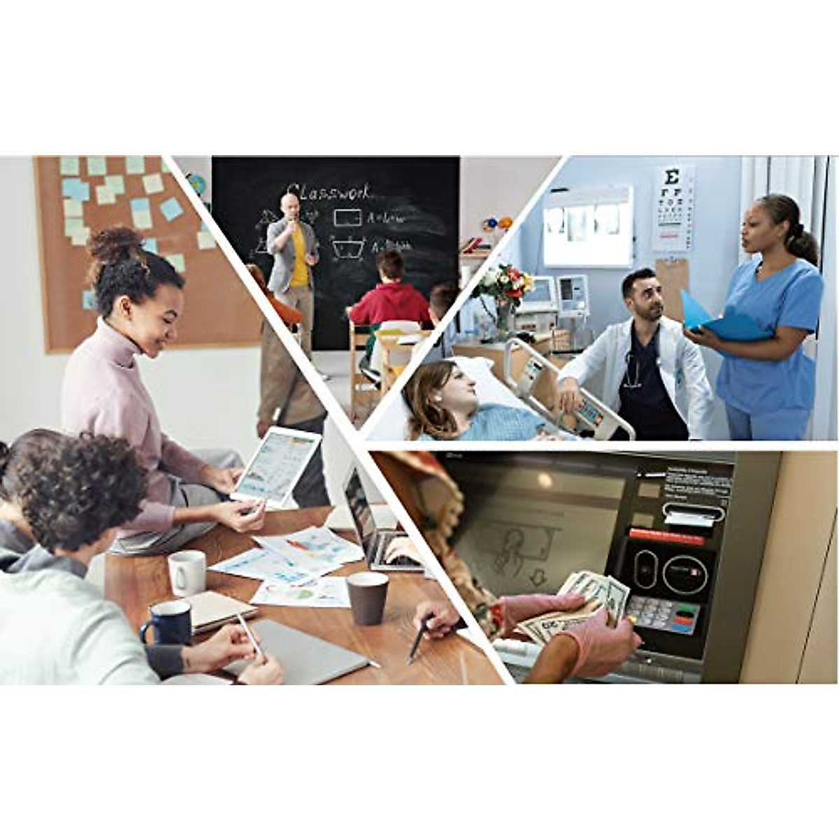 EASYPRINT (4-Pack) Compatible W1105A Toner Cartridges Replacement for HP 105A 1105A Used for MFP135a MFP135w MFP137fnw 107a 107w, (4X Black)