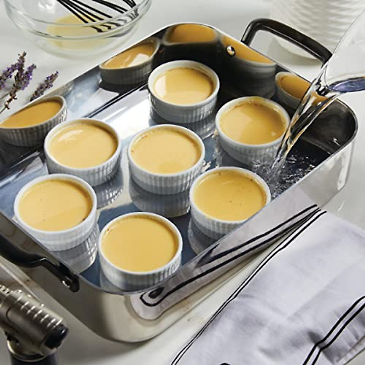 KitchenAid 5-Ply Clad Roasting Pan/Roaster with Removable Rack, 15 Inch x 11.5 Inch, Polished Stainless Steel