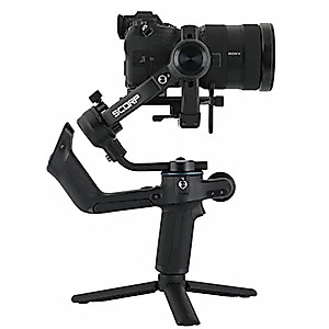 FeiyuTech SCORP-C Camera Gimbal Stabilizer for DSLR and Mirrorless Cameras,Camera Handheld Gimbal 3-Axis, 5.51lbs Payload for Sony/Canon/Panasonic/Lumix/Nikon/Fujifilm,with Tripod