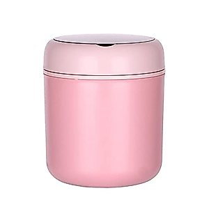 EKDJKK Lunch Container Hot Food Jar, 18 oz Stainless Steel Vacuum Bento Lunch Box for Kids Adult with Spoon, Leak Proof Hot Cold Food for School Office Picnic Travel Outdoors(Pink)