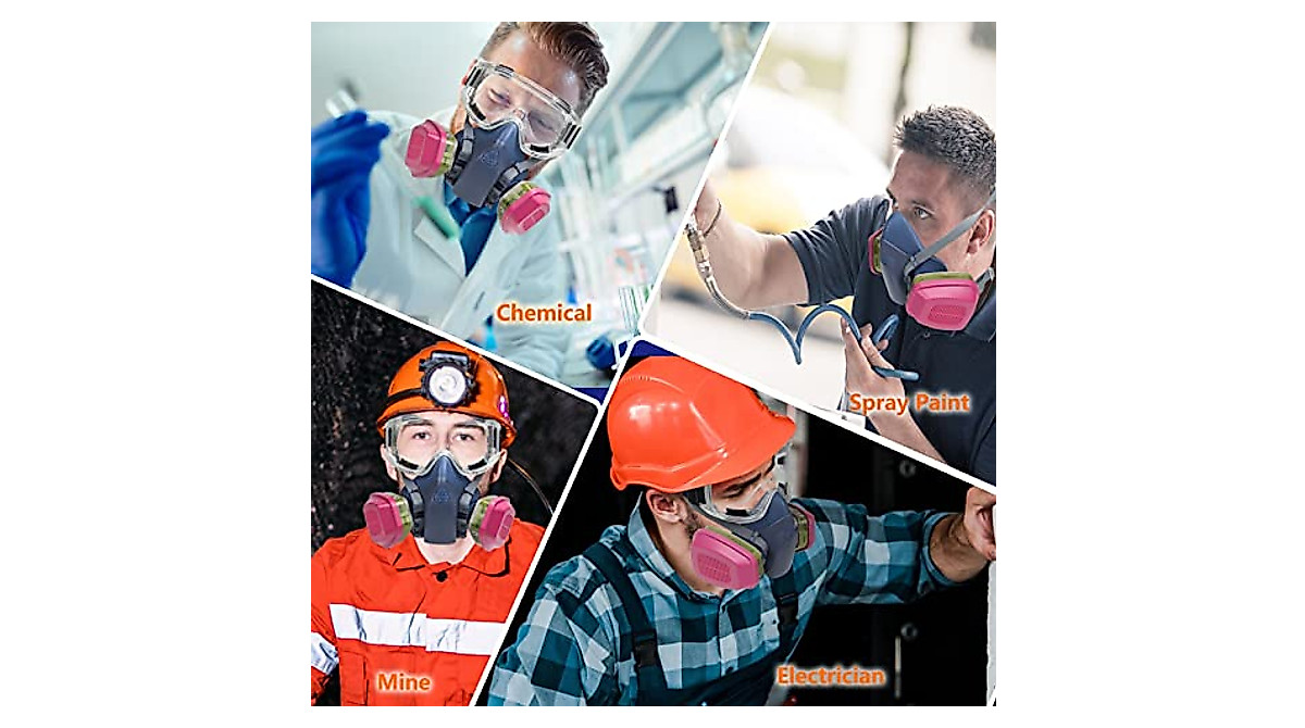 Reusable Respirator Mask with Filters - Safe & Comfortable