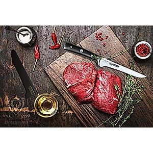 The Gladiator Series Butcher Bundle - The Gladiator Series 12" Slicing & Carving Knife (Granton Edge) Bundled with The Gladiator Series 6" Boning Knife