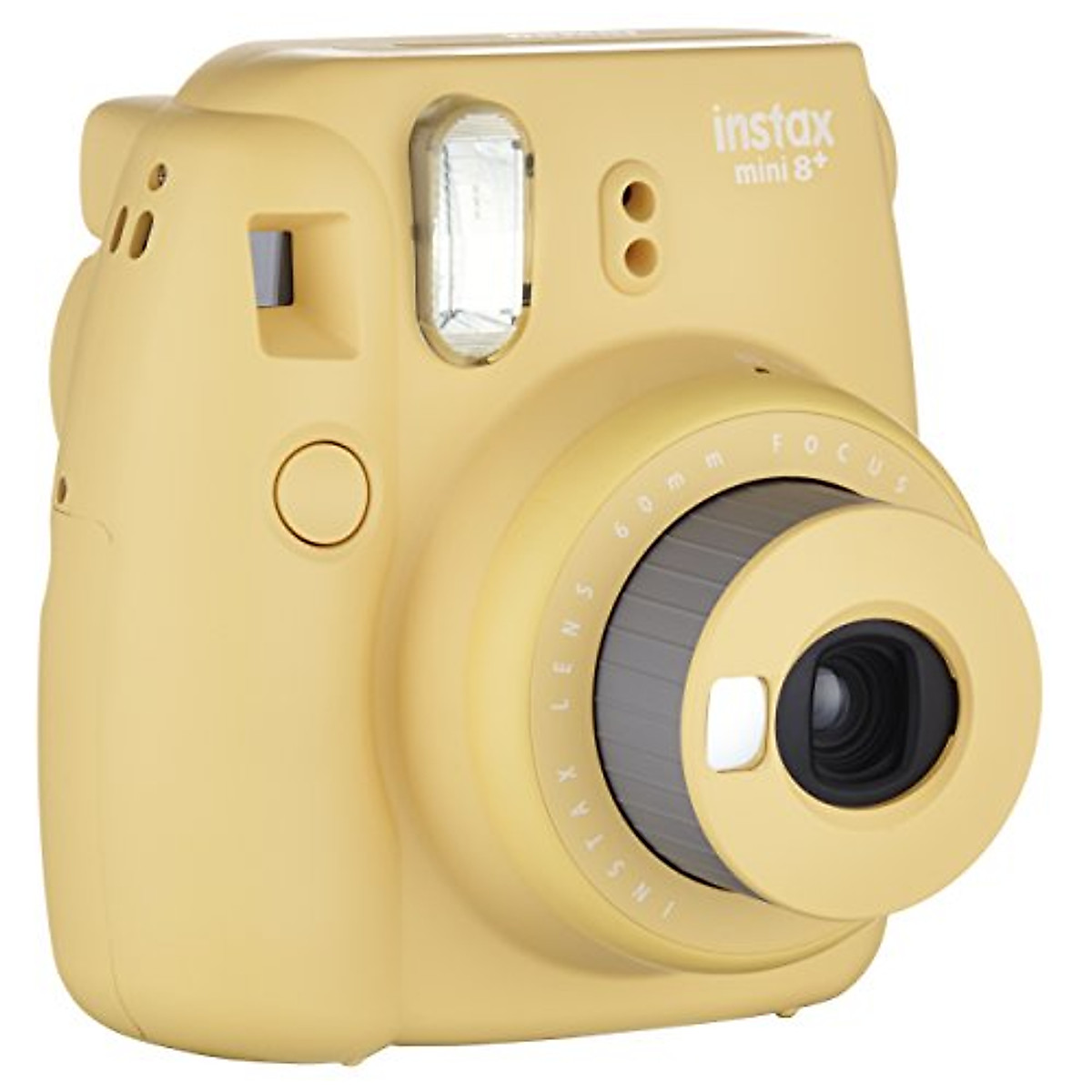 Fujifilm Instax Mini 8+ (Honey) Instant Film Camera + Self Shot Mirror for Selfie Use - International Version